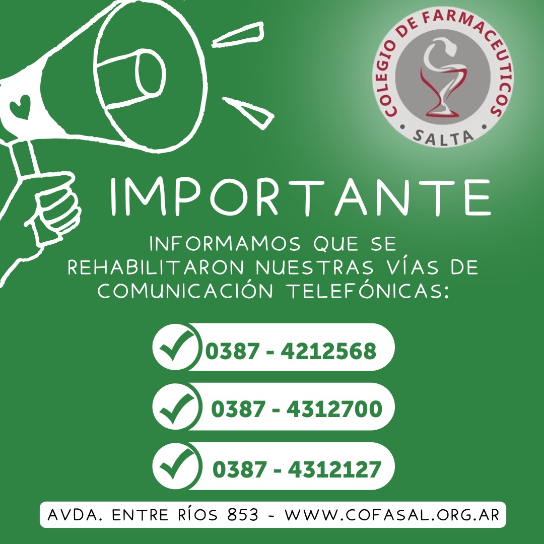 Colegio de Farmaceuticos de Salta