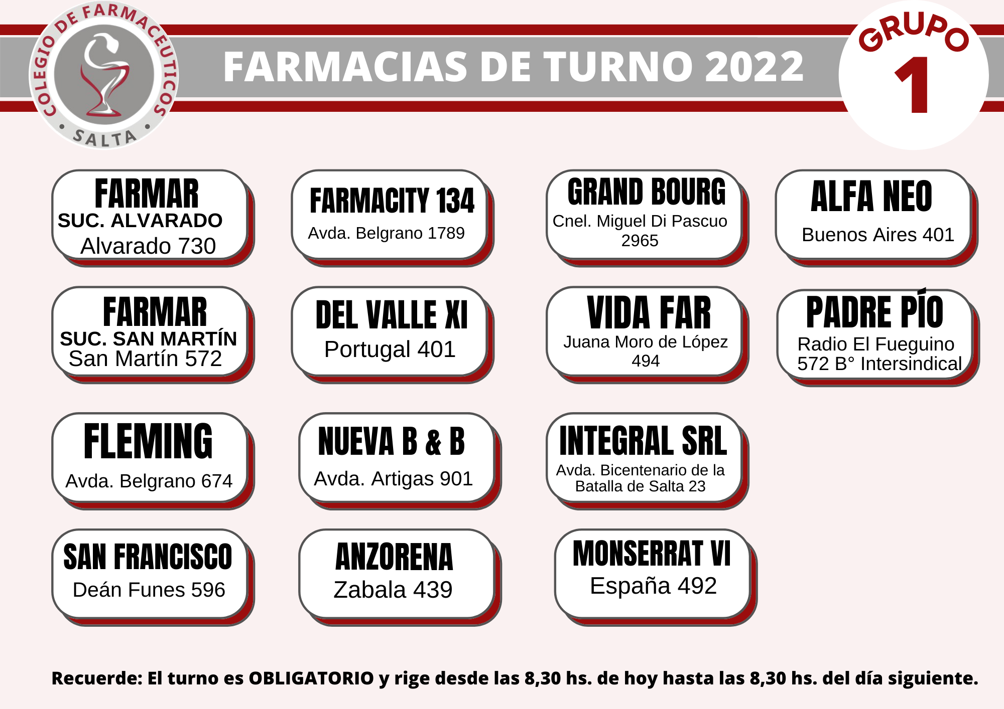 Colegio de Farmaceuticos de Salta